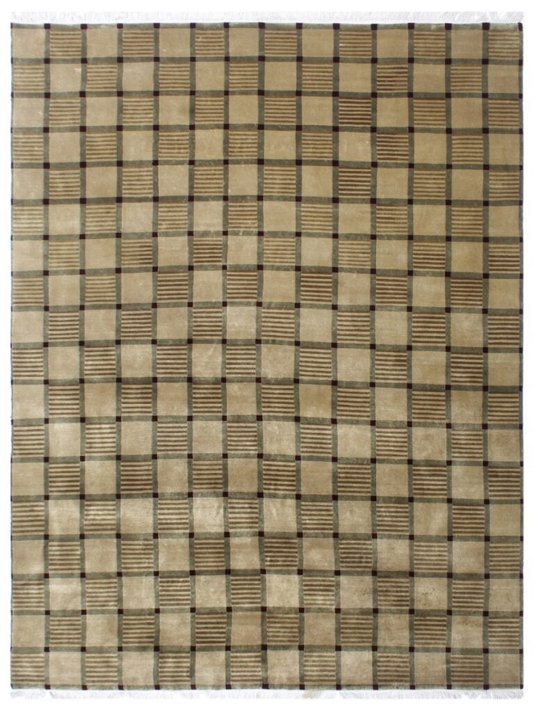 BLOCK_BEIGE RUGS - The Ambiente
